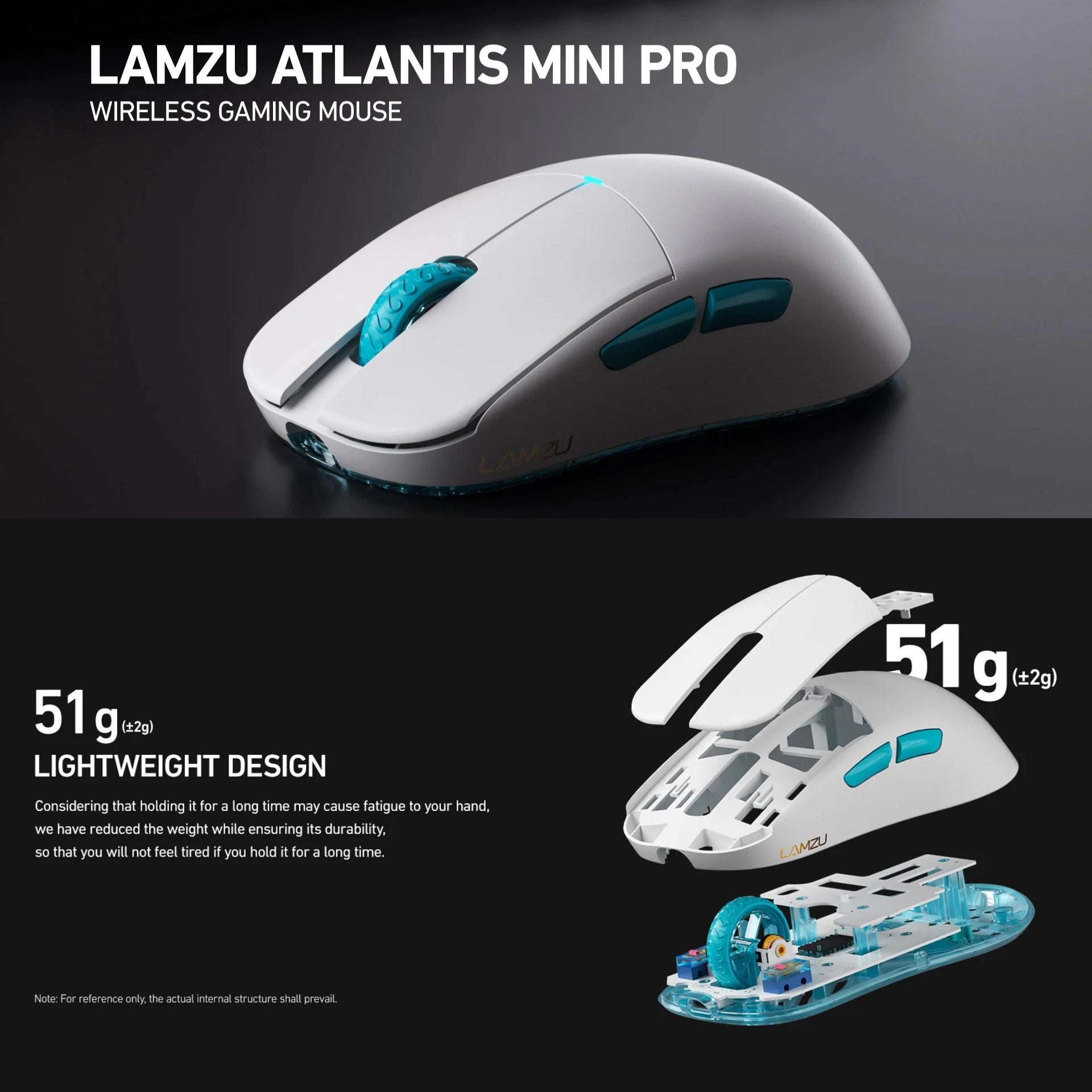 Atlantis MINI Superlight Wireless PRO (4K Compatible)