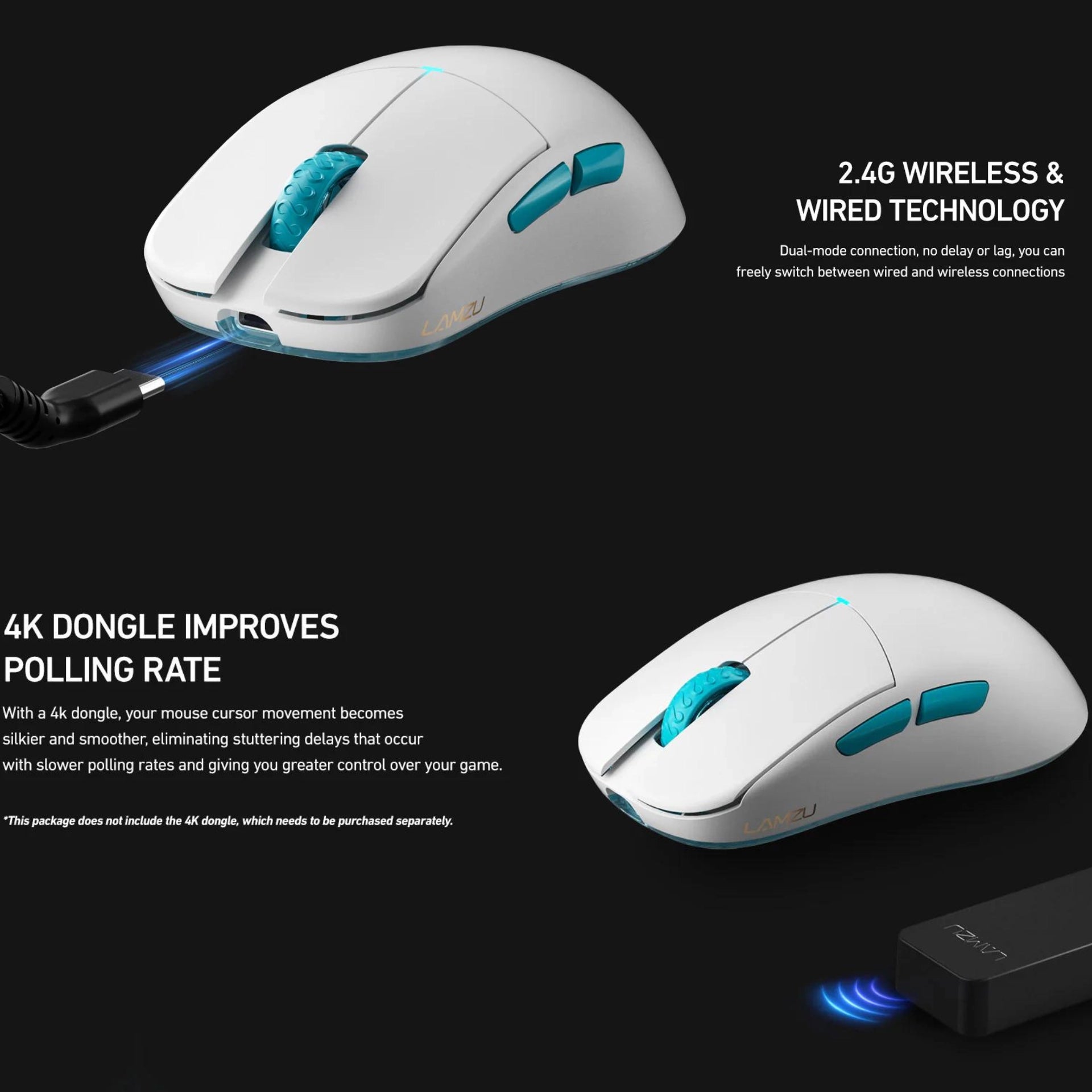 Atlantis MINI Superlight Wireless PRO (4K Compatible)