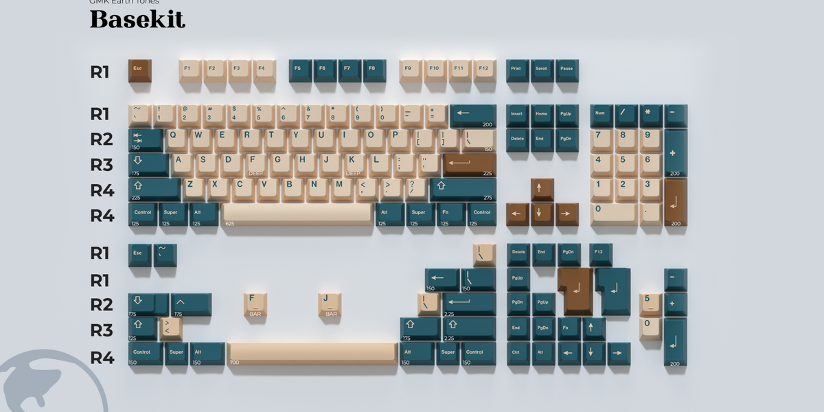 GMK Earth Tones Keycaps — Deskhero.ca Inc.