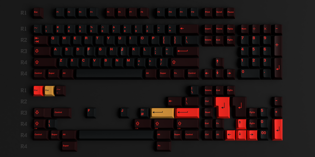 GMK Red Dragon Keycaps — Deskhero.ca Inc.