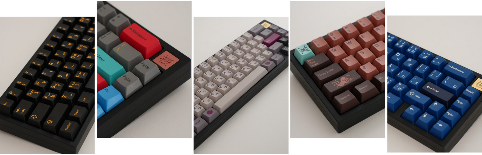 Fuji 65v2 Swirl Keyboard - Dark Night — Deskhero.ca Inc.
