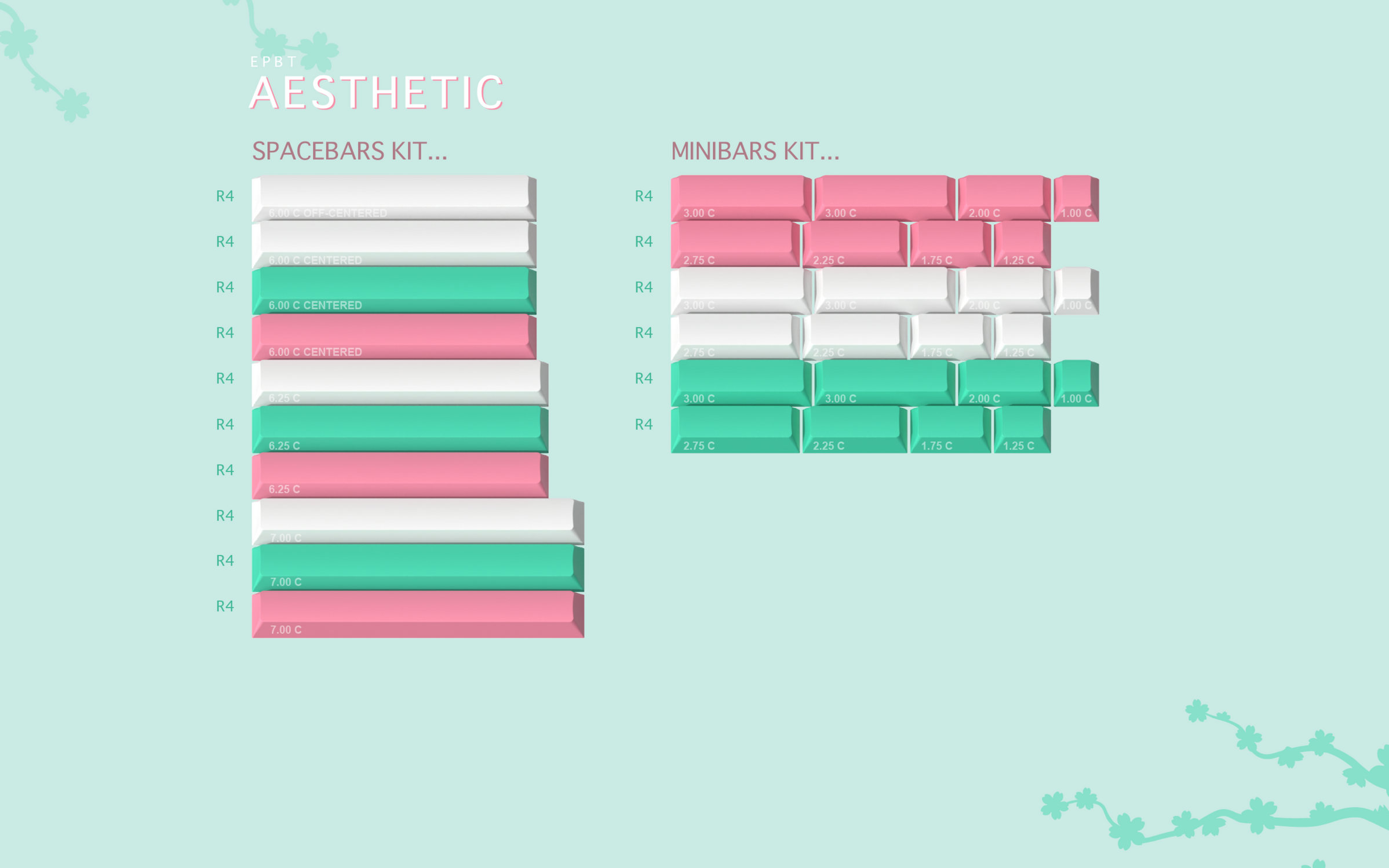 ePBT Aesthetic Keycaps — Deskhero.ca Inc.