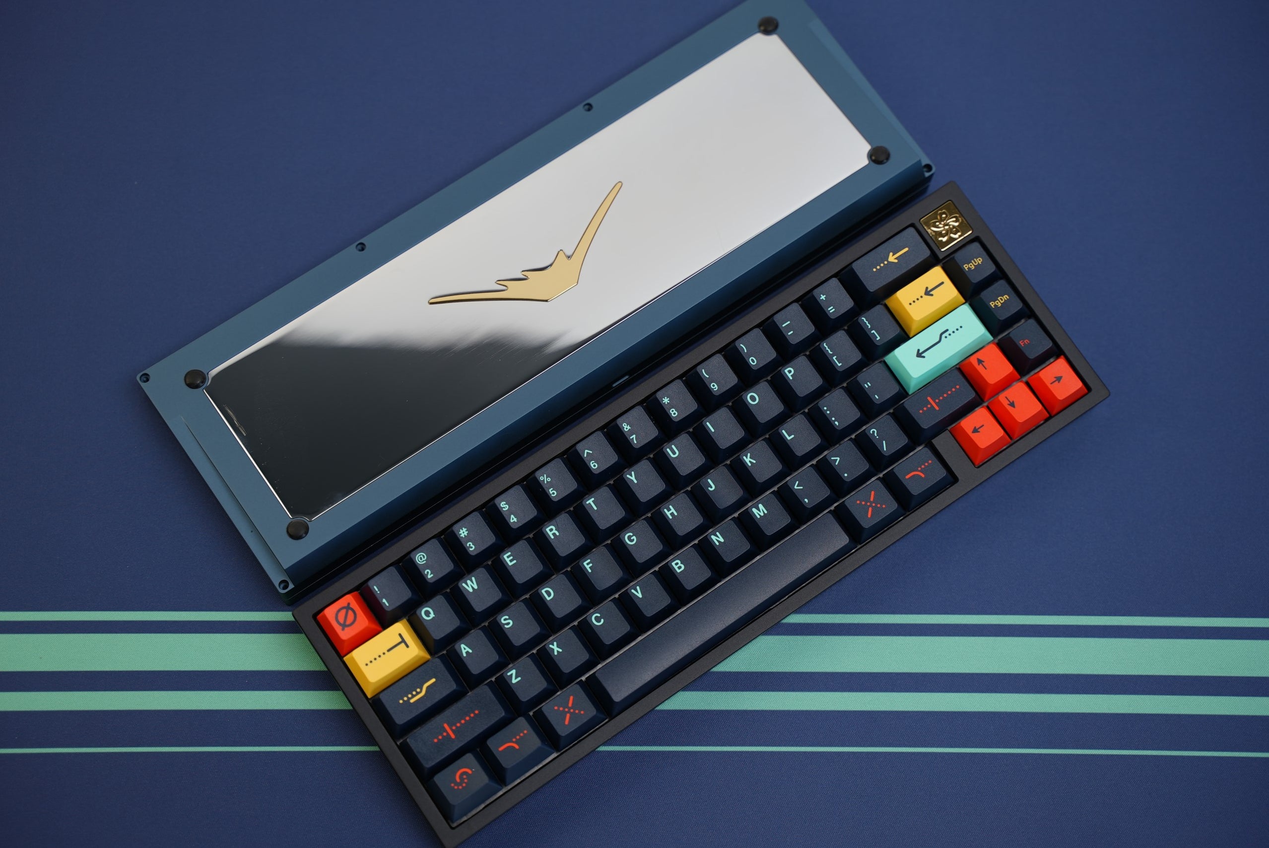 Fuji 65v2 Swirl Keyboard - Metro x Cyberpunk — Deskhero.ca Inc.