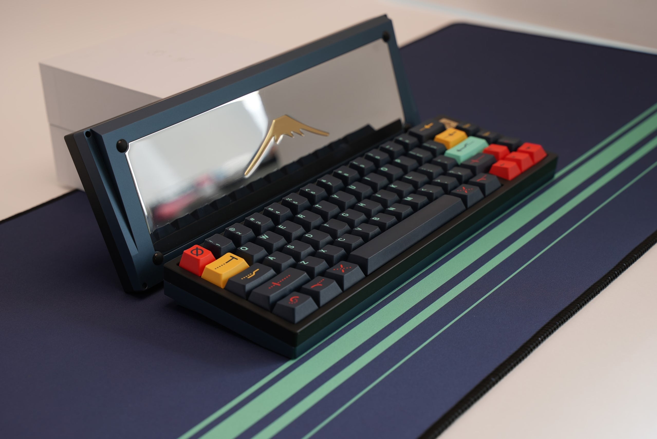 Fuji 65v2 Swirl Keyboard - Metro x Cyberpunk — Deskhero.ca Inc.