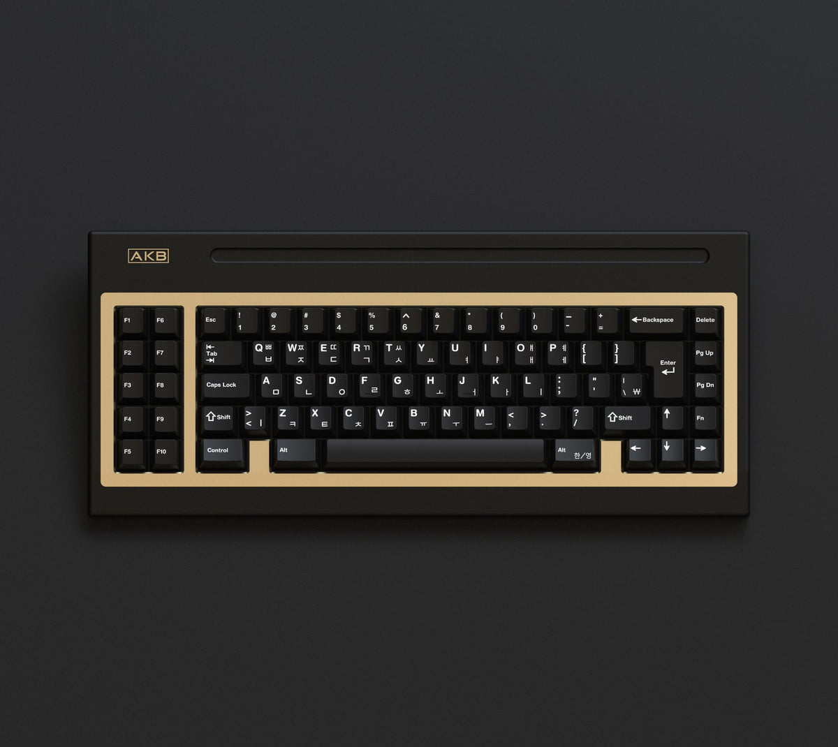 GMK CYL WoB and BoW Hangul R2 Keycaps