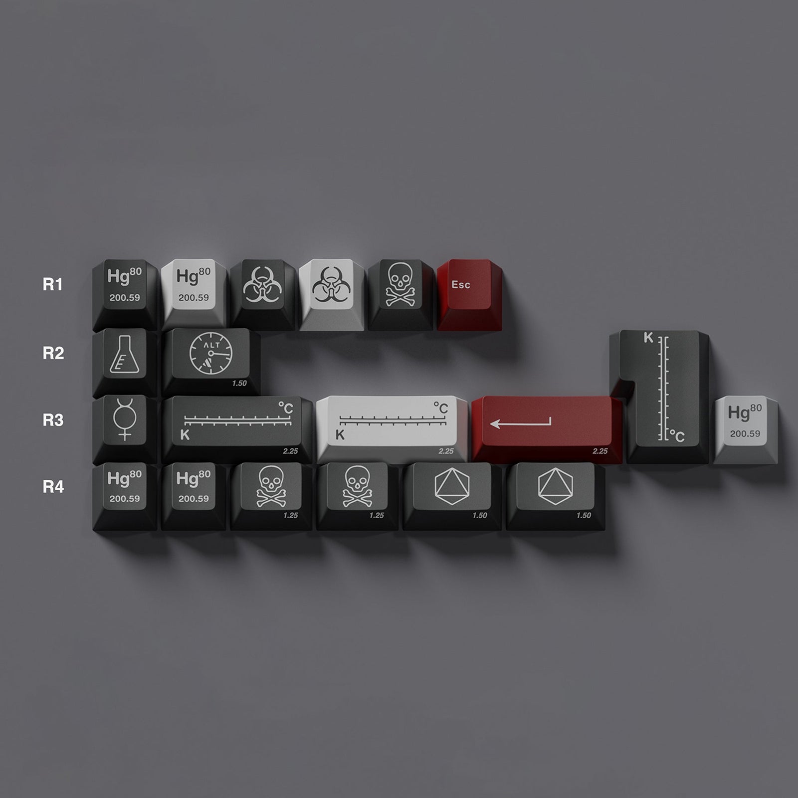 GMK CYL Mercury Keycaps