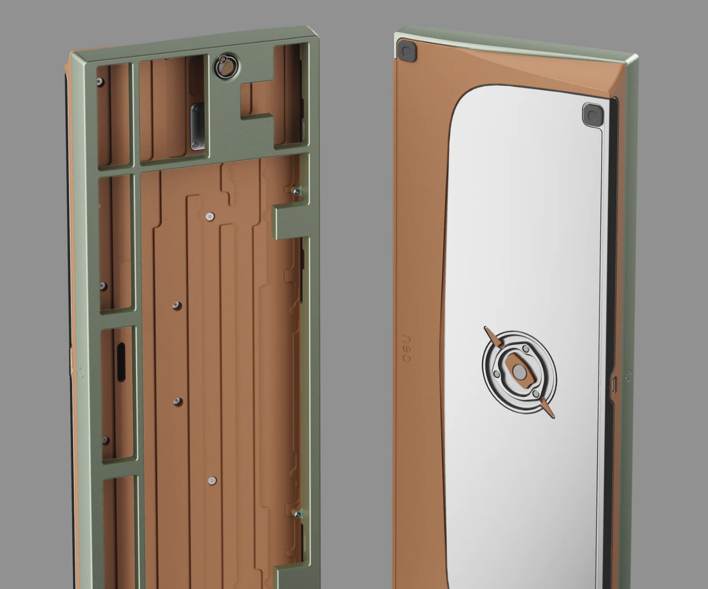 Neo80 Cu WKL Copper Bottom Keyboard