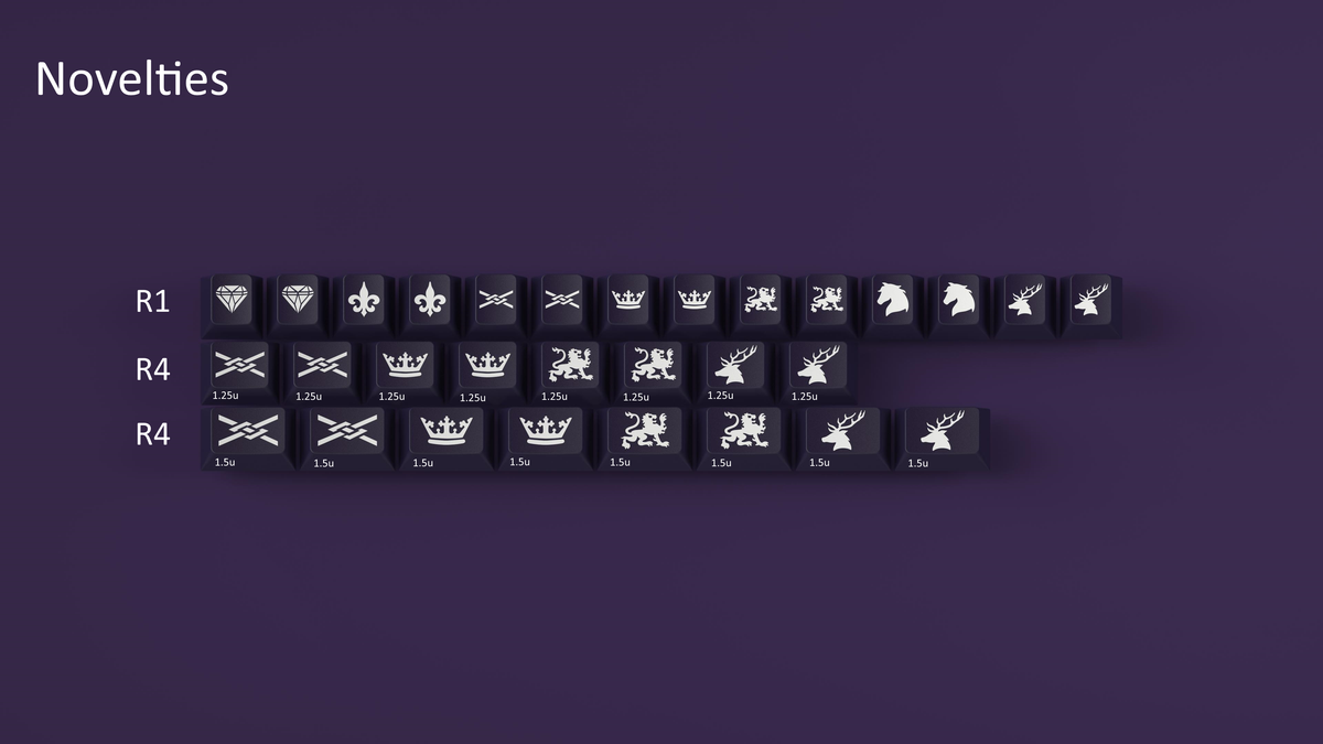 GEON x Regal F1-8X V2 Keyboard with GMK Regal Keycaps