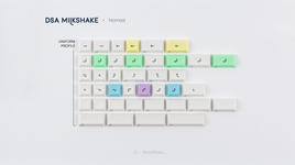 DSA Milkshake Keycaps — Deskhero.ca Inc.