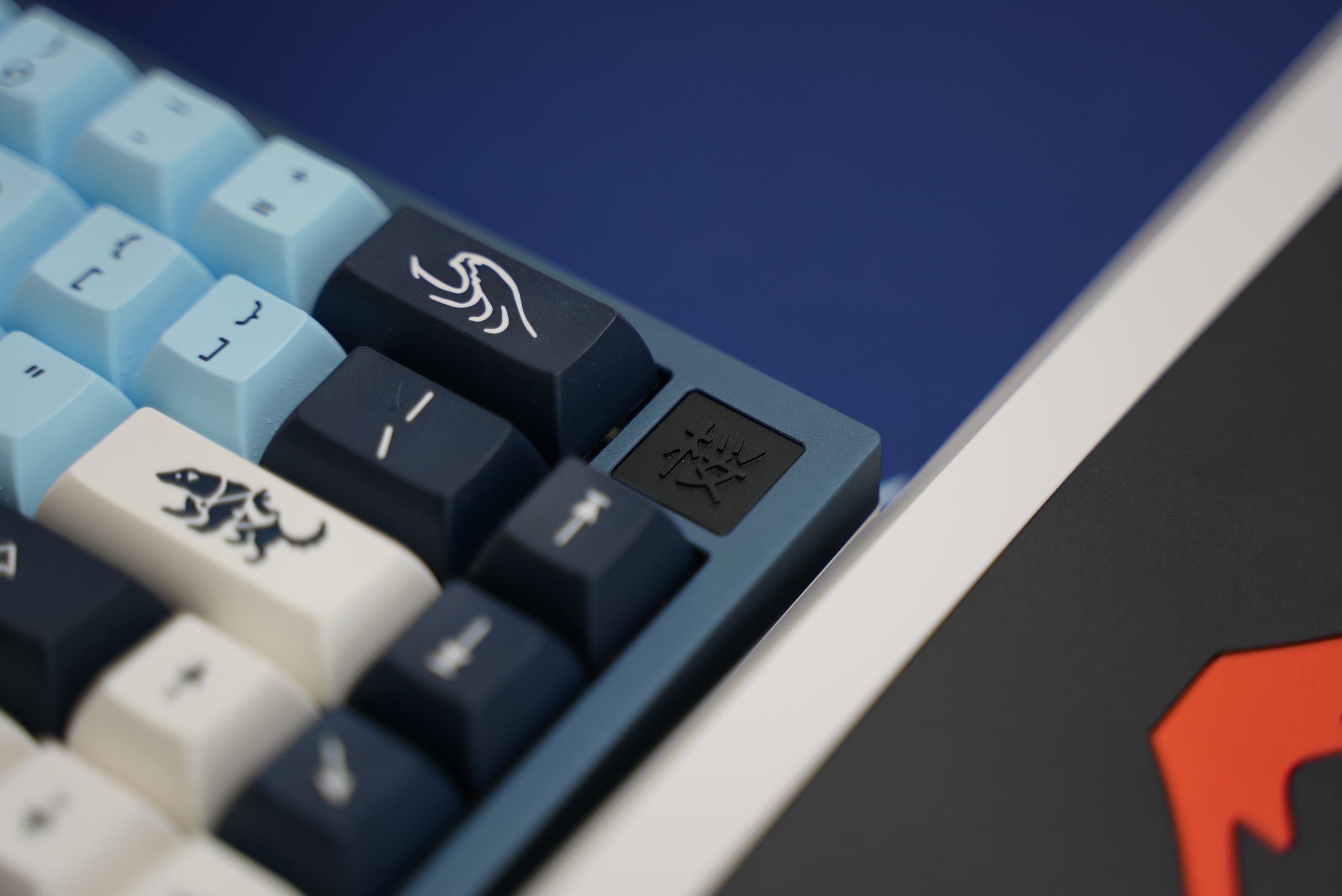 Fuji 65v2 Swirl Keyboard - Mizu Wave — Deskhero.ca Inc.