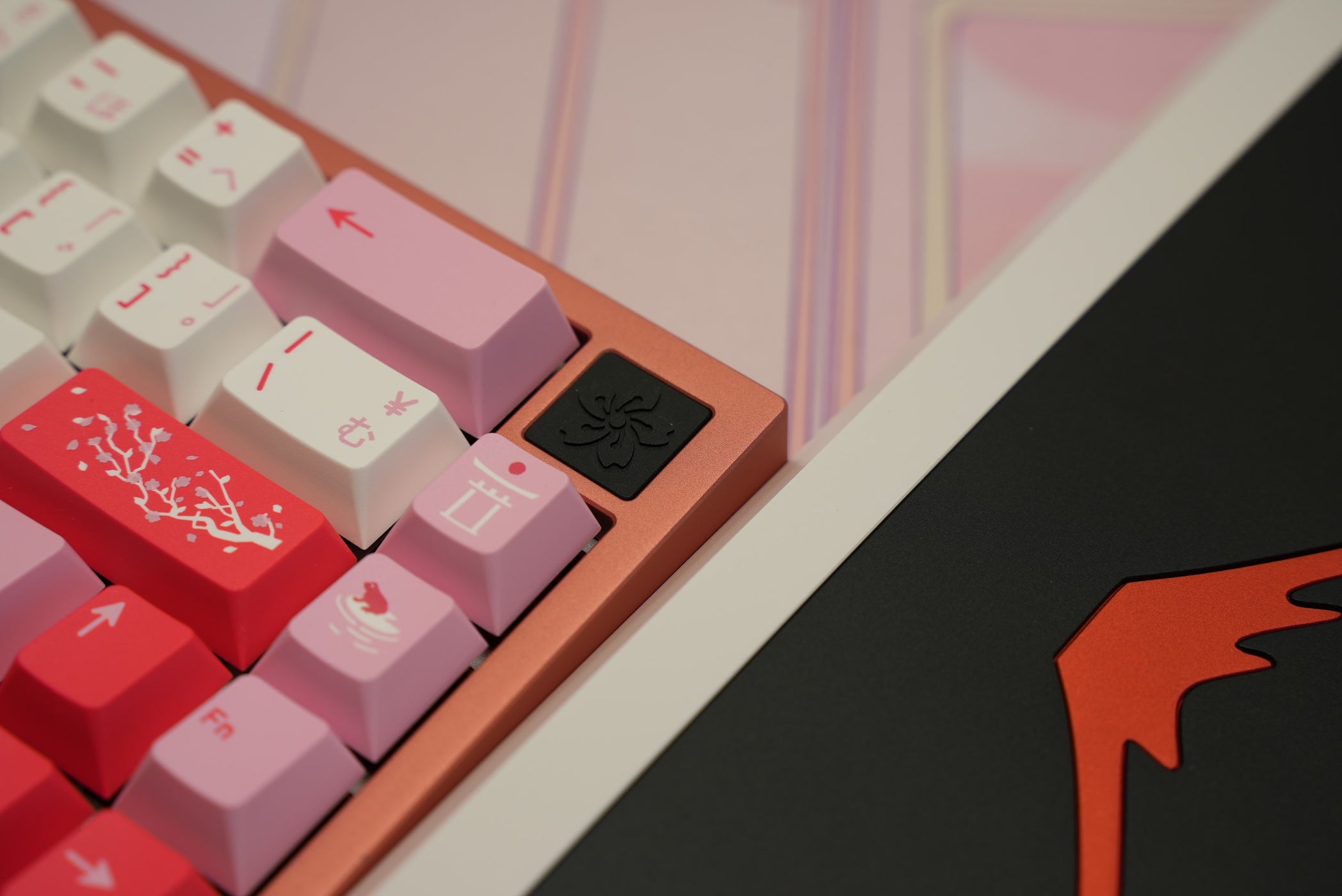 Fuji 65v2 Swirl Keyboard - Strawberry Yogurt — Deskhero.ca Inc.