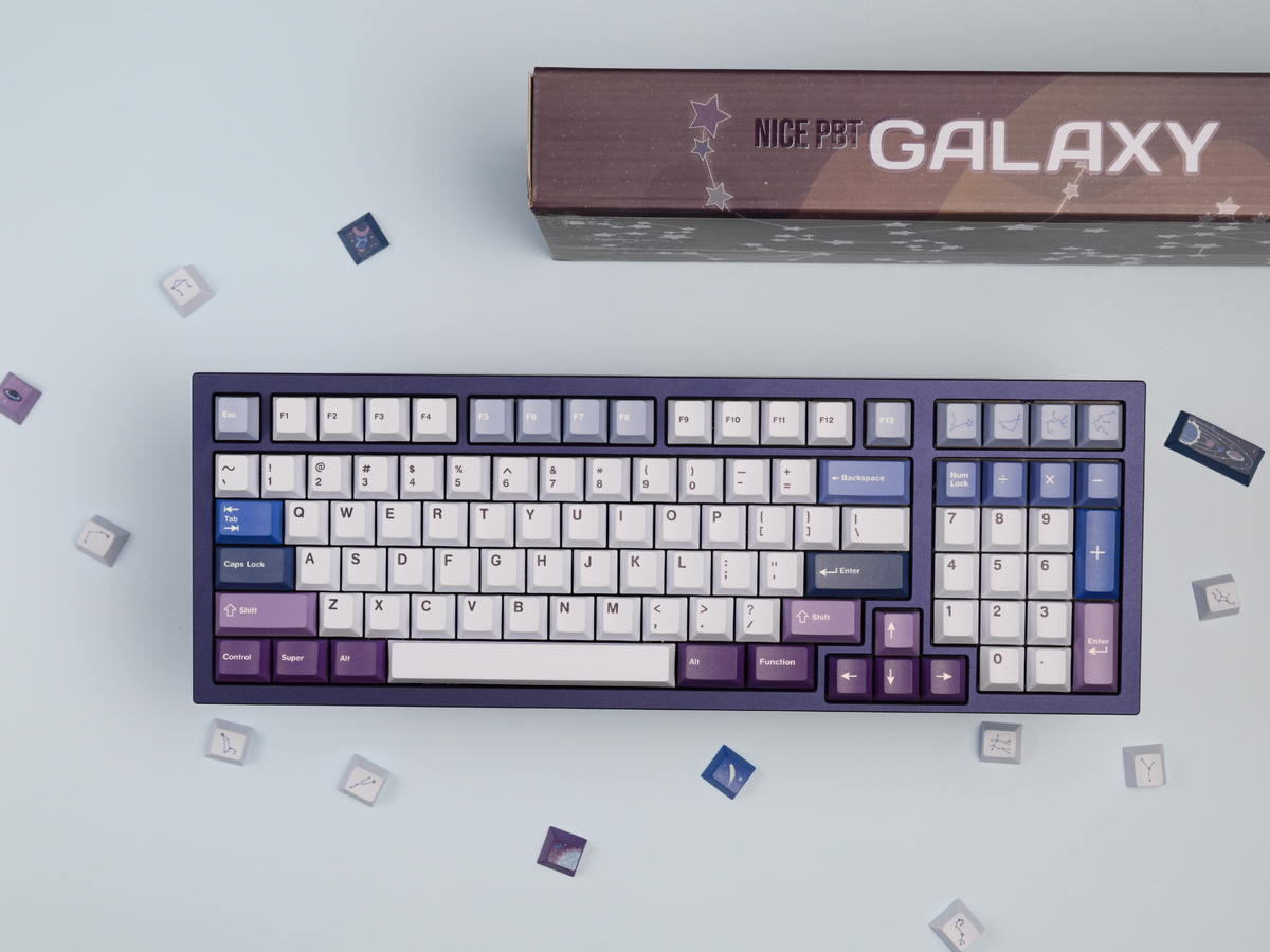 NicePBT Galaxy Keycaps — Deskhero.ca Inc.