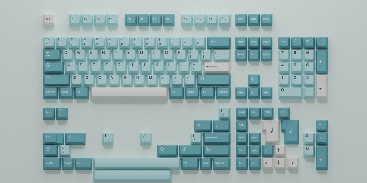 GMK Iceberg Keycaps — Deskhero.ca Inc.