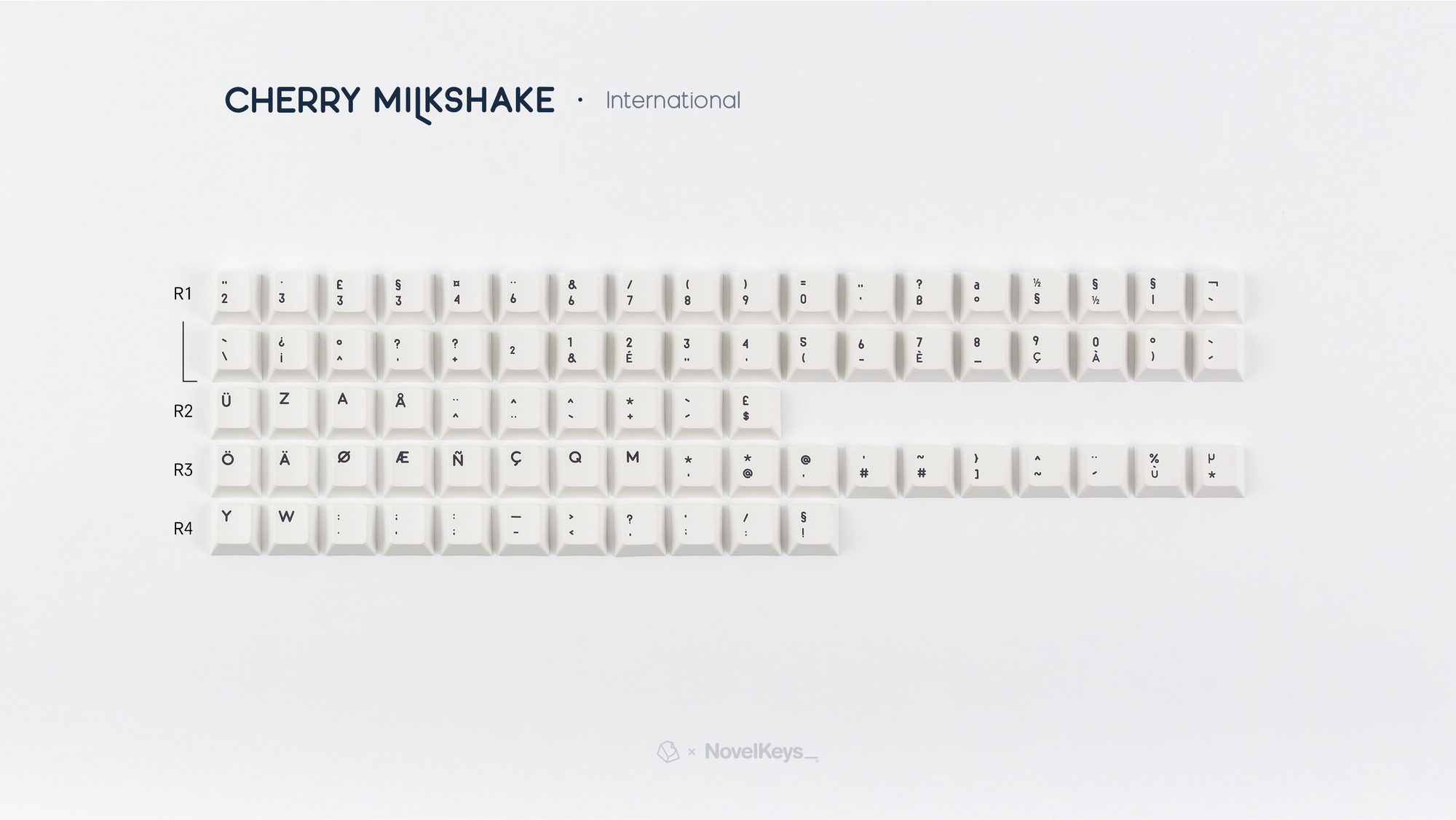 Cherry Milkshake Keycaps