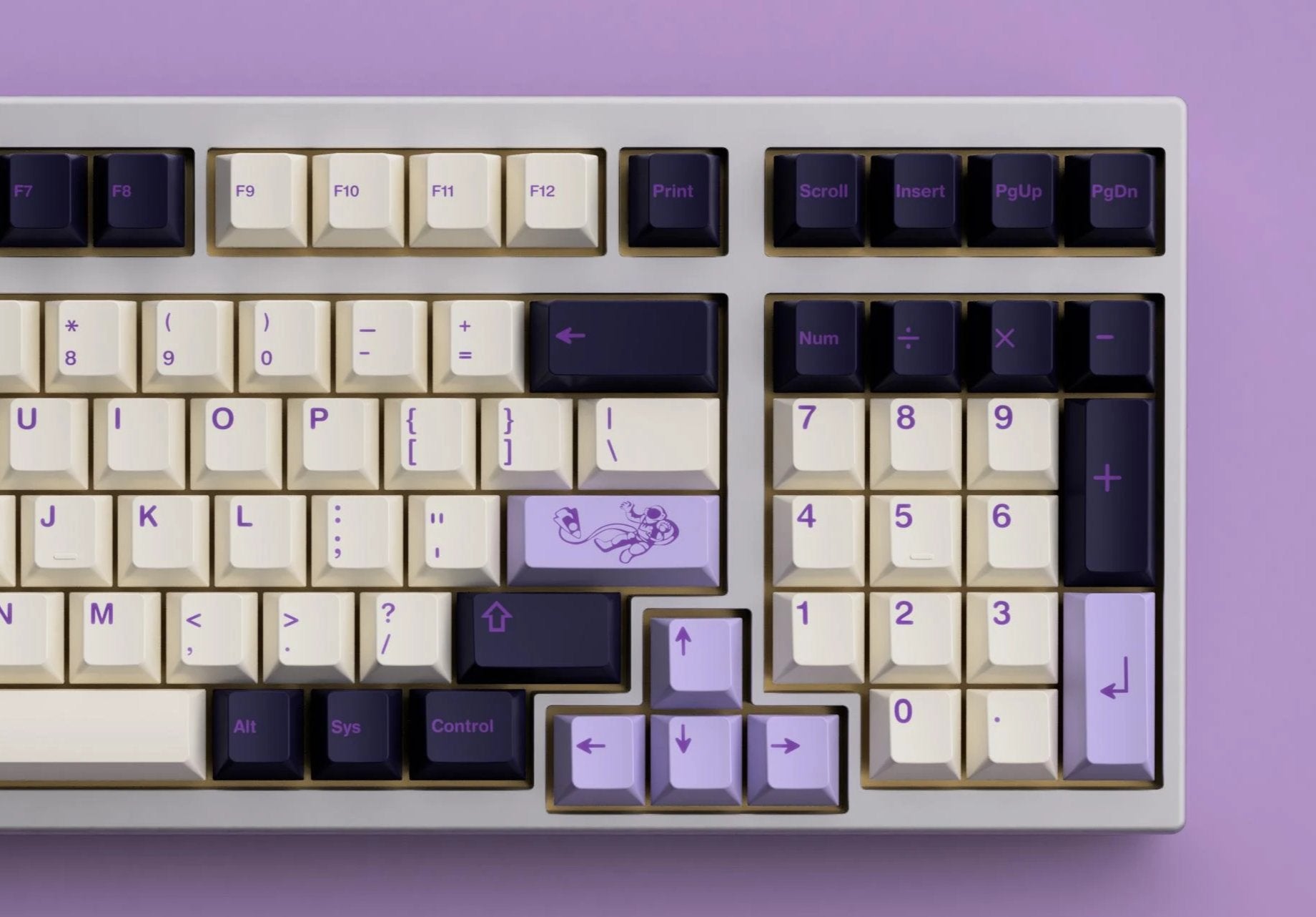 GMK CYL Moondust Keycaps