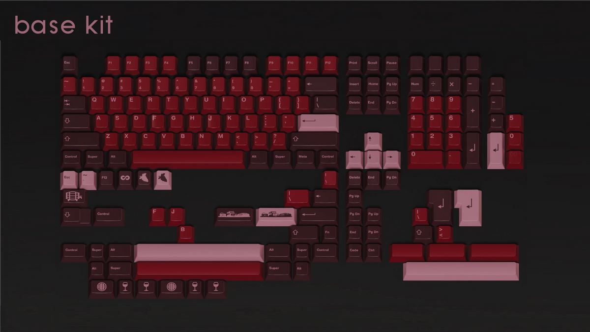 Infinikey Cabernet Keycaps — Deskhero.ca Inc.