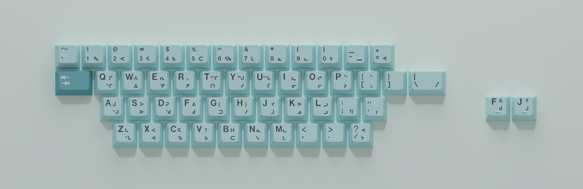 GMK CYL Iceberg Keycaps